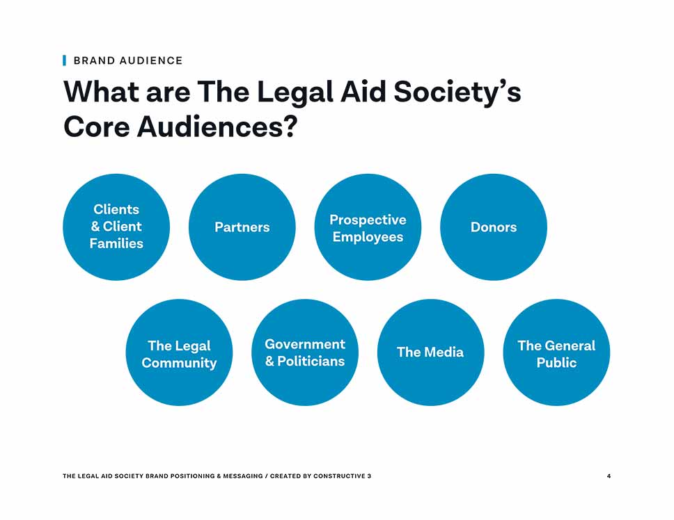 Public Interest Law Branding & Web Design for The Legal Aid Society